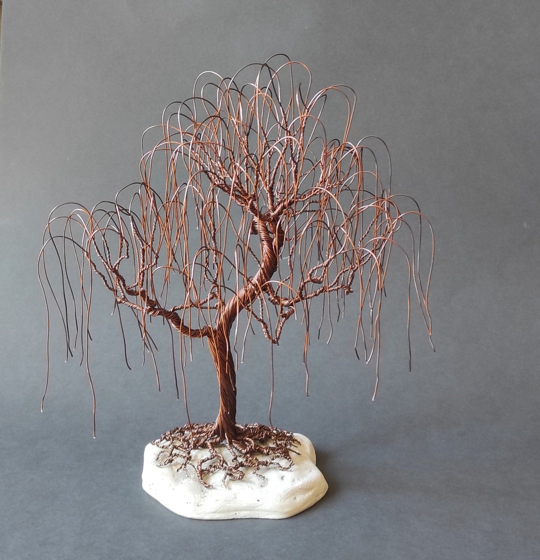 Miniature Handmade Wire Tree/ Gifts for Newly Married/ Twisted ...