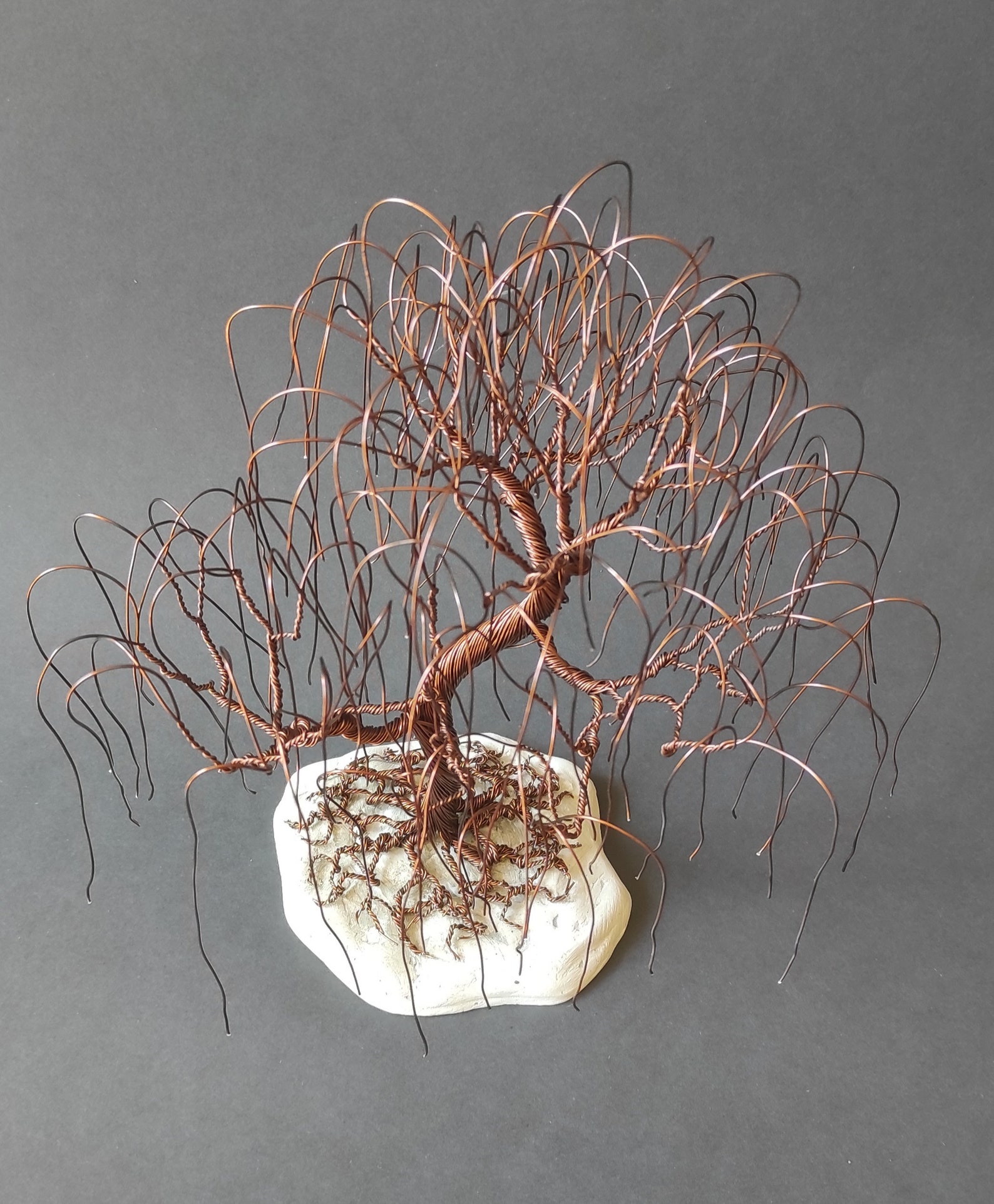 Miniature Handmade Wire Tree/ Gifts for Newly Married/ Twisted ...