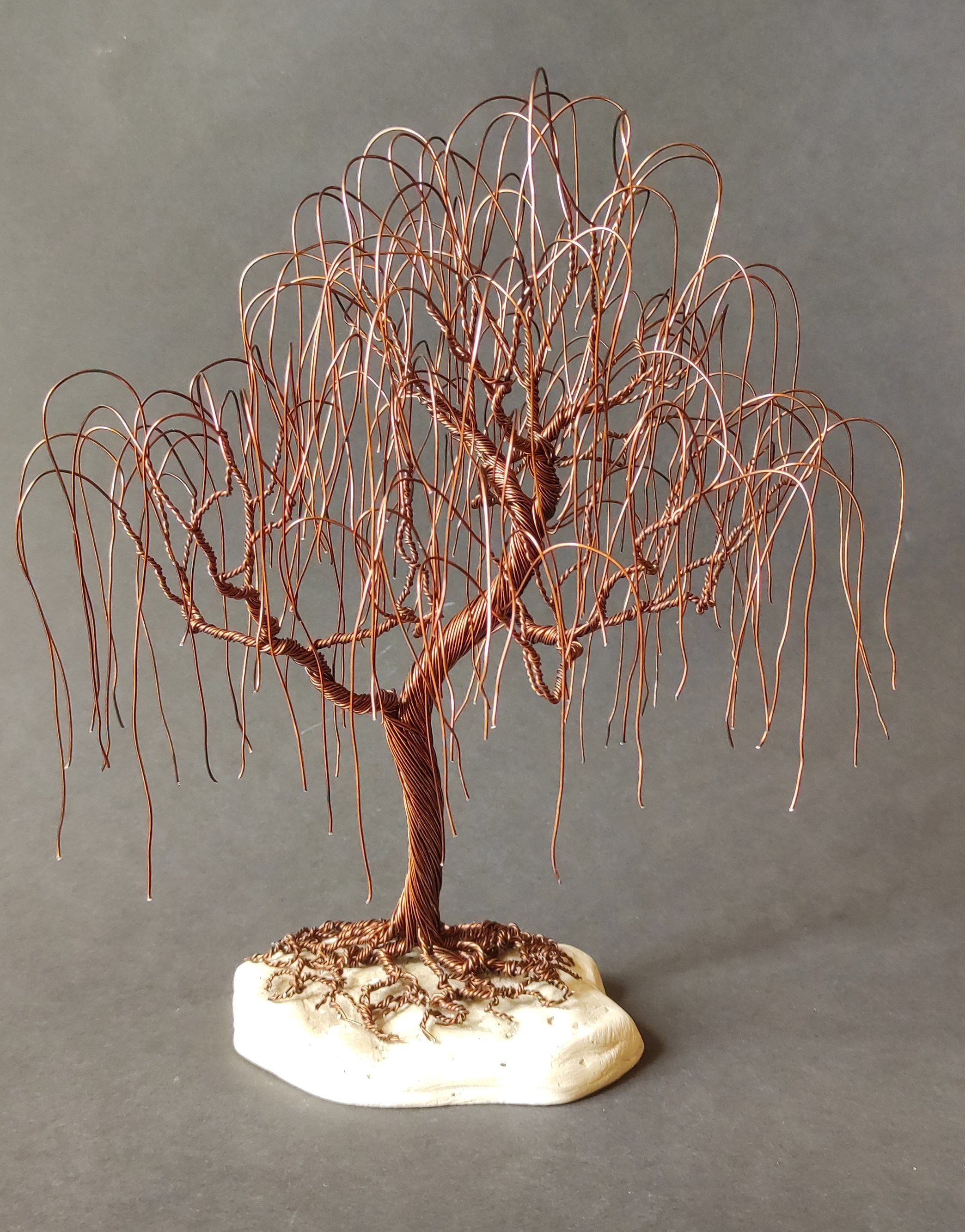Miniature Handmade Wire Tree/ Gifts for Newly Married/ Twisted ...
