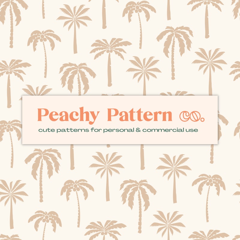 Boho Palm Tree - Etsy