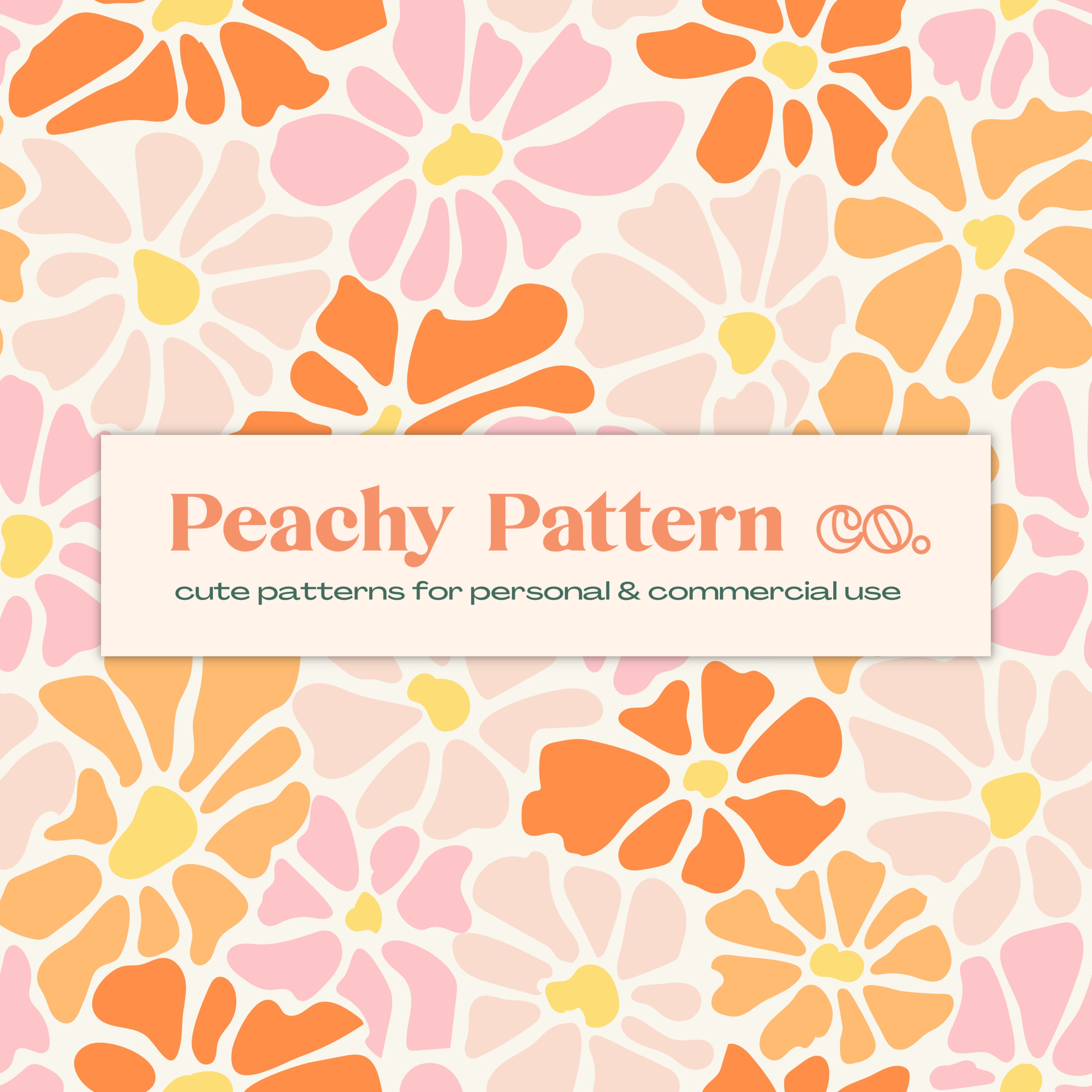 Matisse Inspired Flower Floral Seamless Repeat Digital Pattern ...
