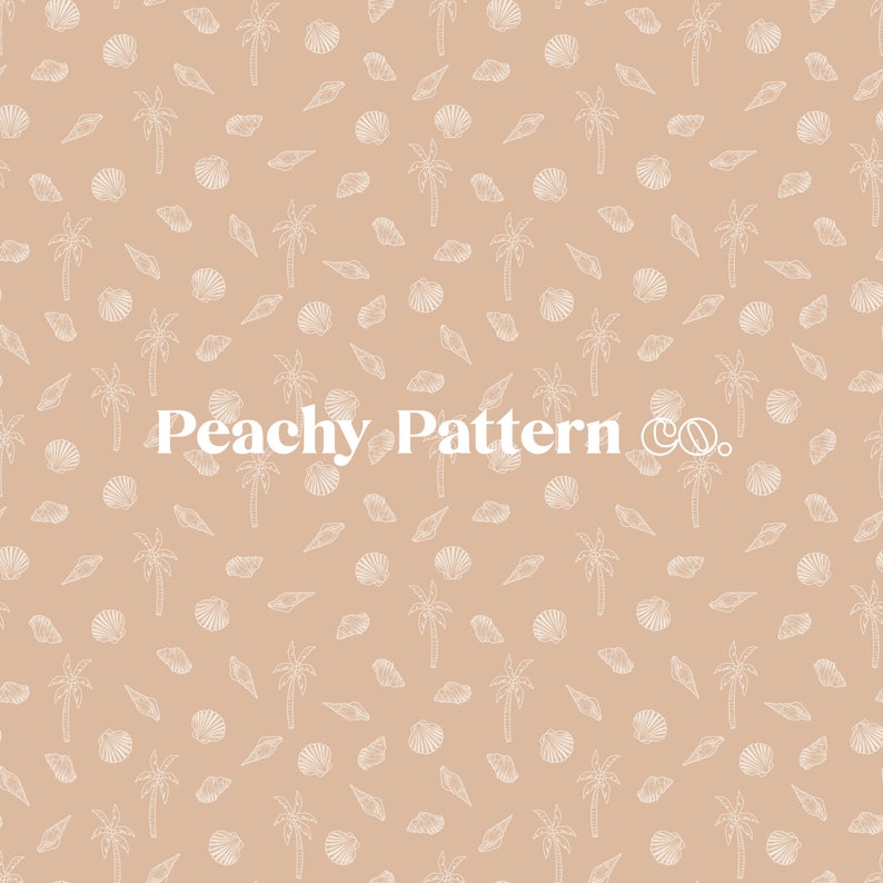 Beachy Boho Seamless Pattern Bundle | Repeating Pattern Background ...