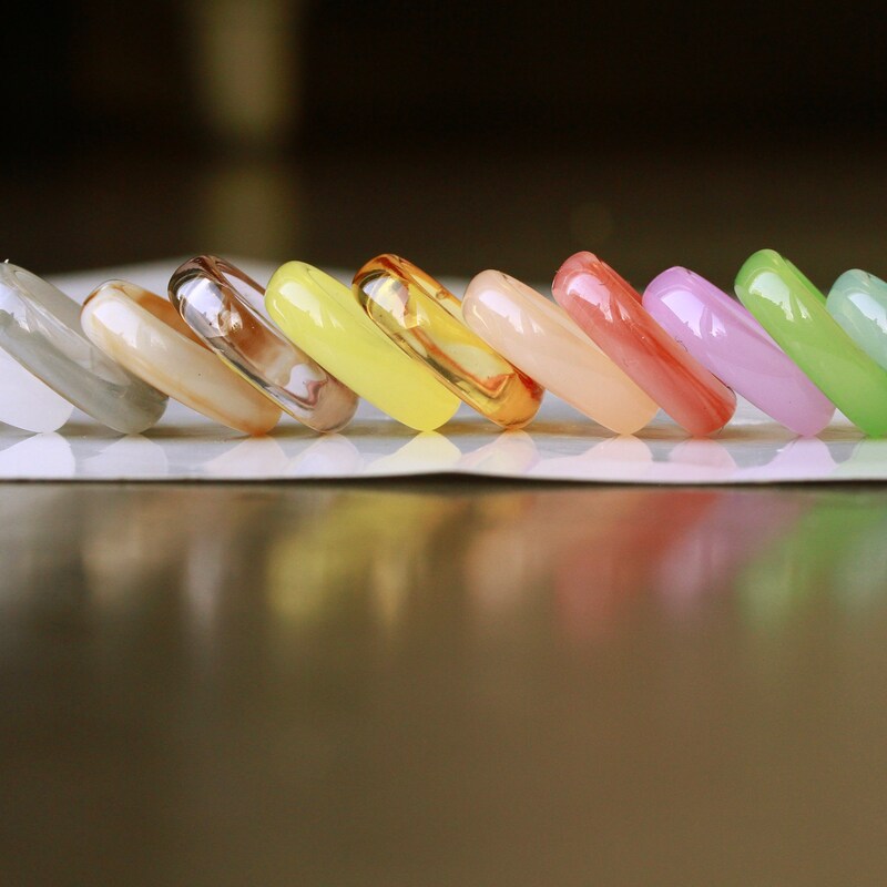 Resin Stacking Ring - Etsy