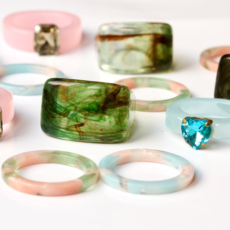 Resin Ring - Etsy