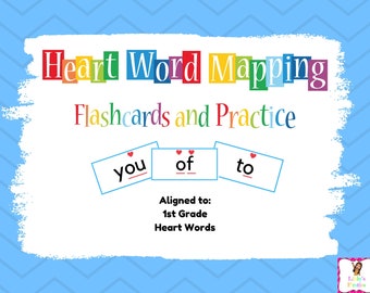 Heart Word Practice and Word Card Bundle: Science of Reading - Etsy