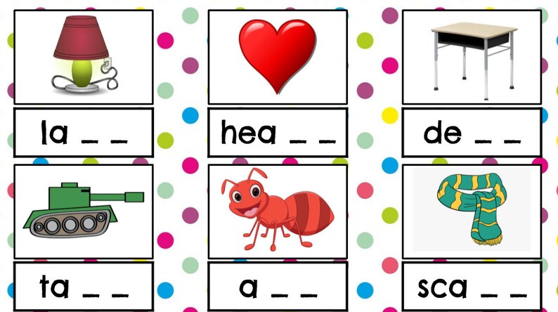Consonant Blends Assessment, Seesaw, Google Classroom, Digital Activity ...