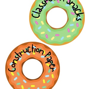 Editable Donut Themed Classroom Wishlist, Back to School Wishlist ...