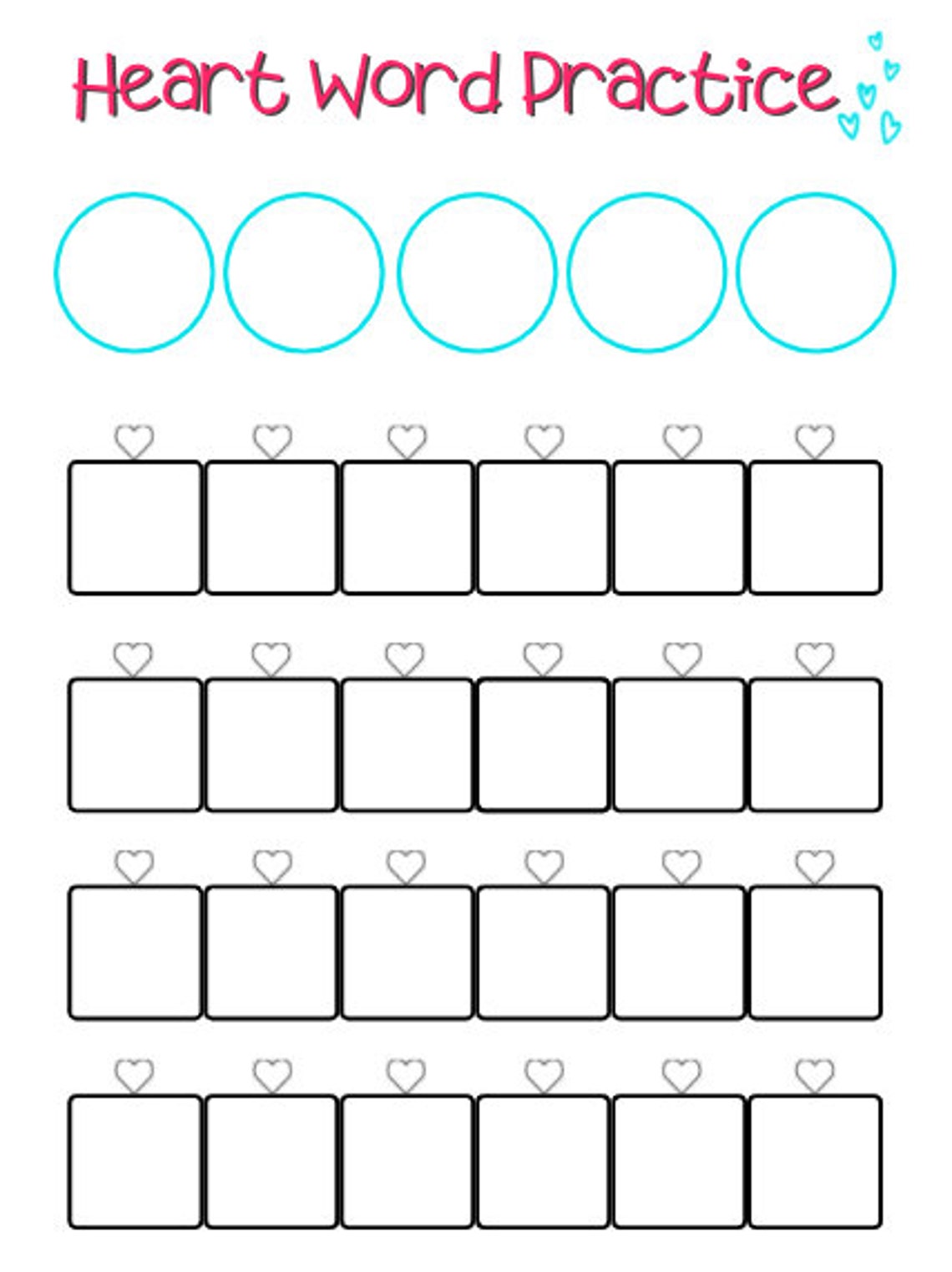 Heart Word Practice and Word Card Bundle: Science of Reading Aligned ...