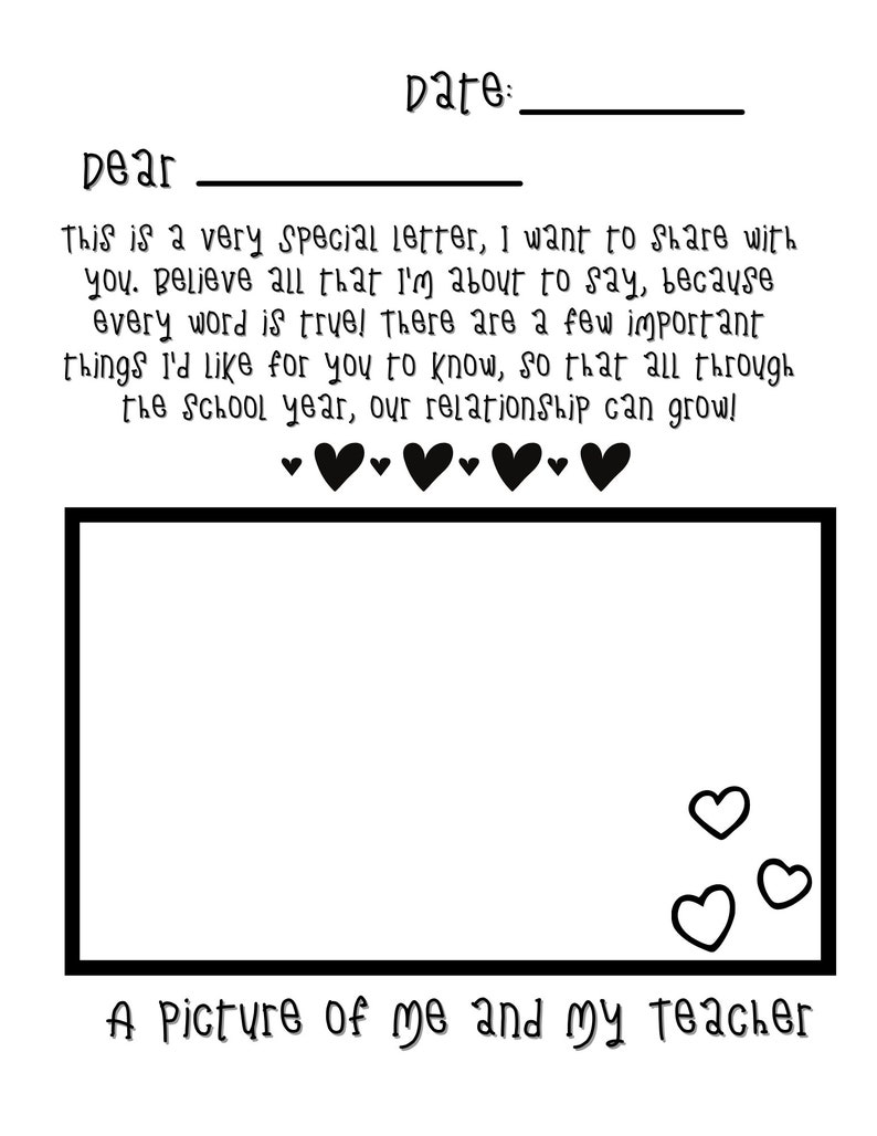 A Letter for My Teacher, A Letter From My Teacher Book Companion, All ...