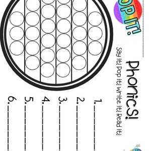 Pop It! Phonics Fun! A Year Long Phonics and Blending Activity: CVC ...