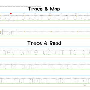 Trace, Map, & Read Heart Words: Science of Reading Aligned Orthographic ...