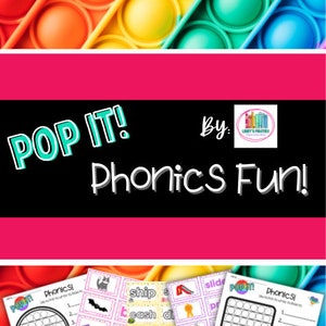 Pop It! Phonics Fun! A Year Long Phonics and Blending Activity: CVC ...