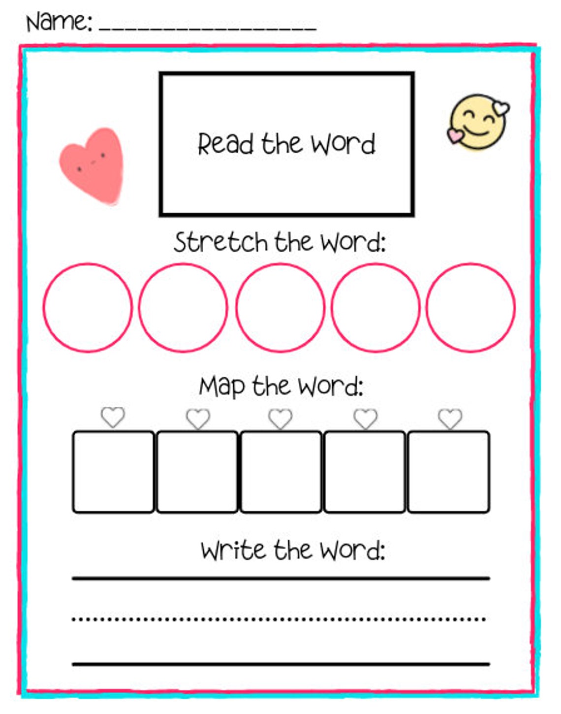 Heart Word Practice and Word Card Bundle: Science of Reading Aligned ...