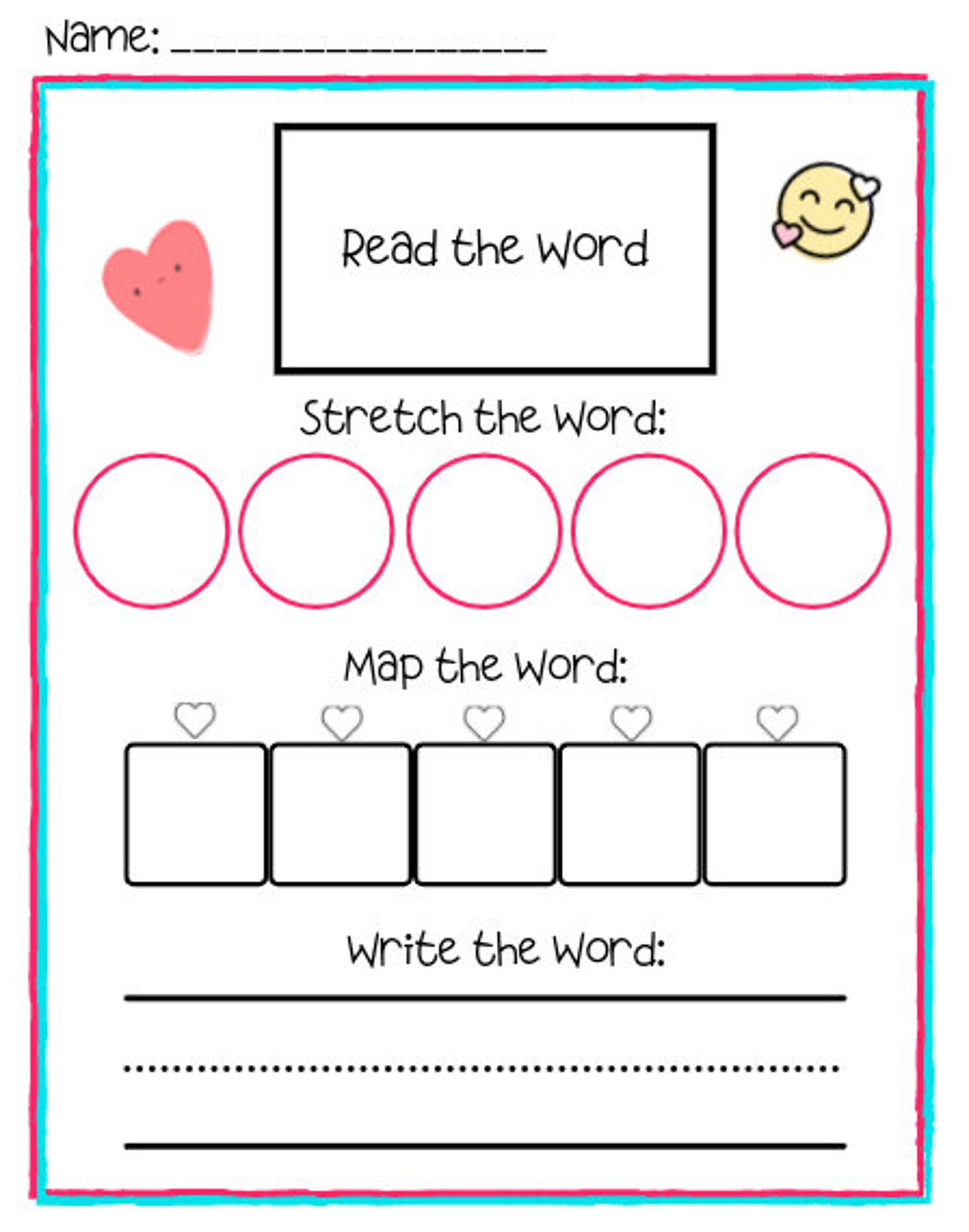 Heart Word Practice and Word Card Bundle: Science of Reading Aligned ...