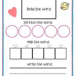 Heart Word Practice and Word Card Bundle: Science of Reading Aligned ...