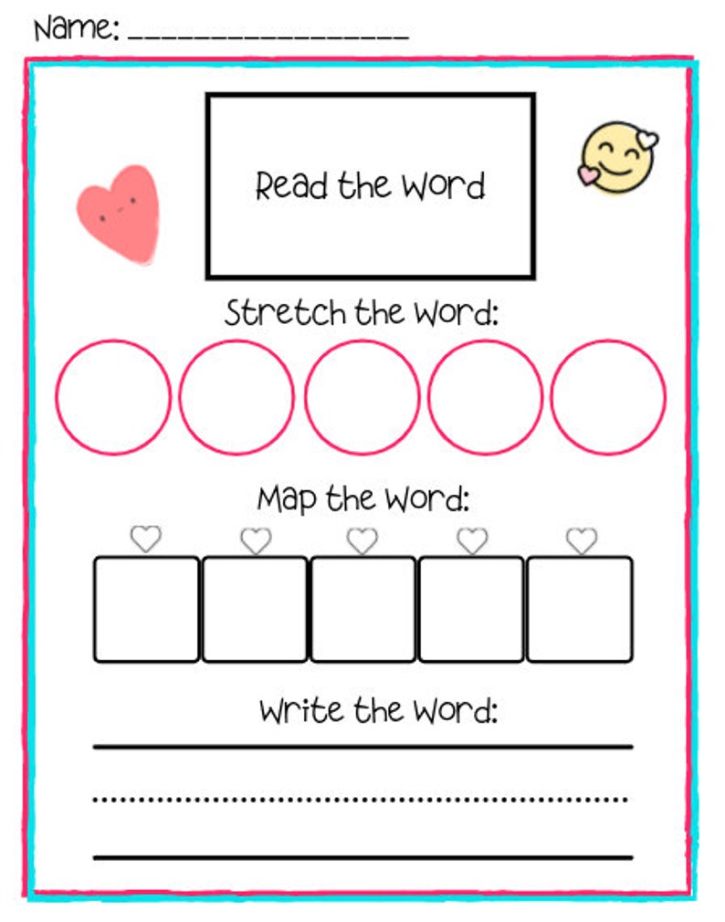 Heart Word Practice and Word Card Bundle: Science of Reading Aligned ...