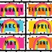 Black Dots and Rainbows Classroom Decor Set / Modern & Trendy Rainbows ...