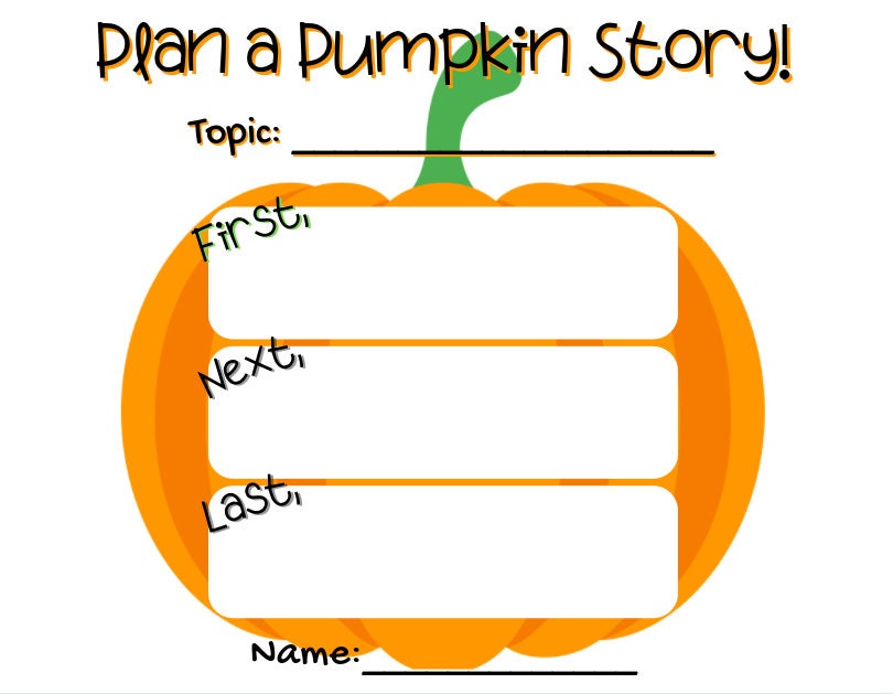 Narrative or Informative Pumpkin Writing Booklet and Craftivity - Etsy