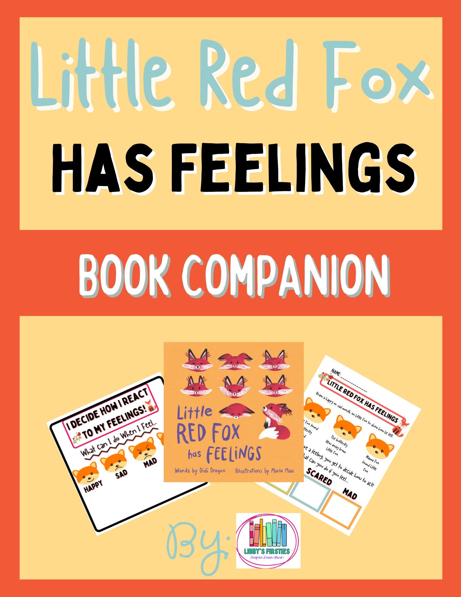Little Red Fox Has Feelings Book Companion, Social Emotional Activity ...