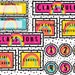 Black Dots and Rainbows Classroom Decor Set / Modern & Trendy Rainbows ...
