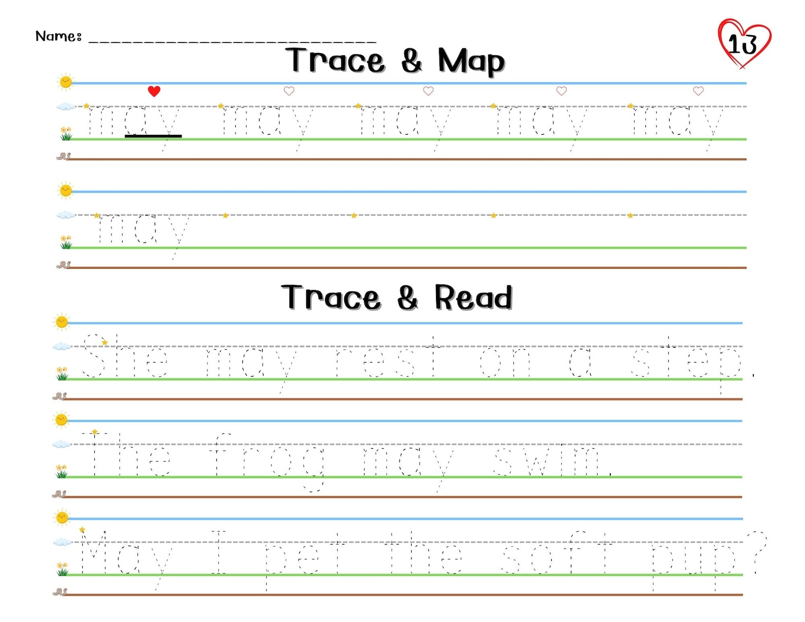 Trace, Map, & Read Heart Words: Science of Reading Aligned Orthographic ...
