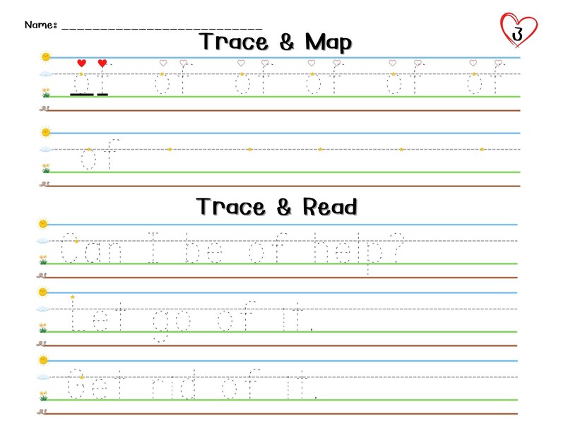 Trace, Map, & Read Heart Words: Science of Reading Aligned Orthographic ...