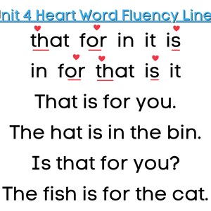 Heart Word Fluency Lines and Flash Cards: 110 Orthographically Mapped ...