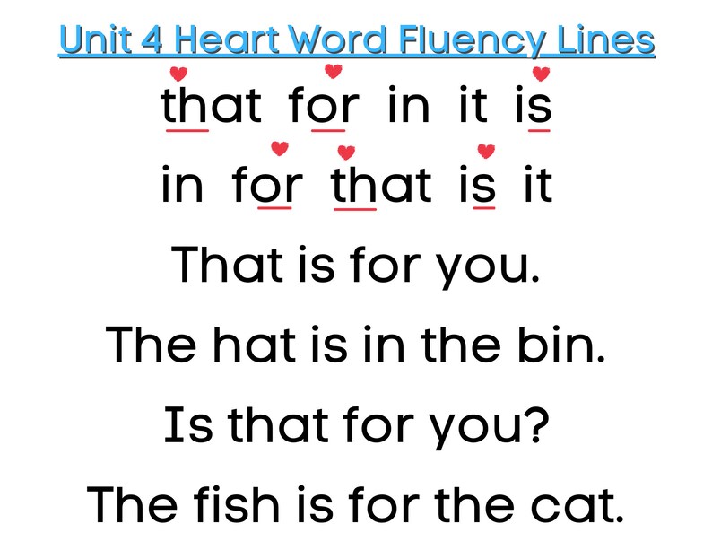 Heart Word Fluency Lines and Flash Cards: 110 Orthographically Mapped ...