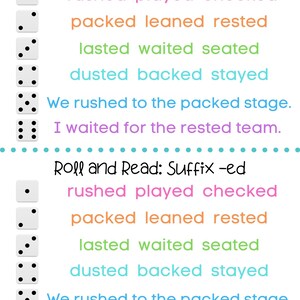 Roll and Read Phonics Blending Lines, A Yearlong Fluency Building ...