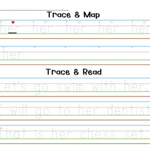Trace, Map, & Read Heart Words: Science of Reading Aligned Orthographic ...