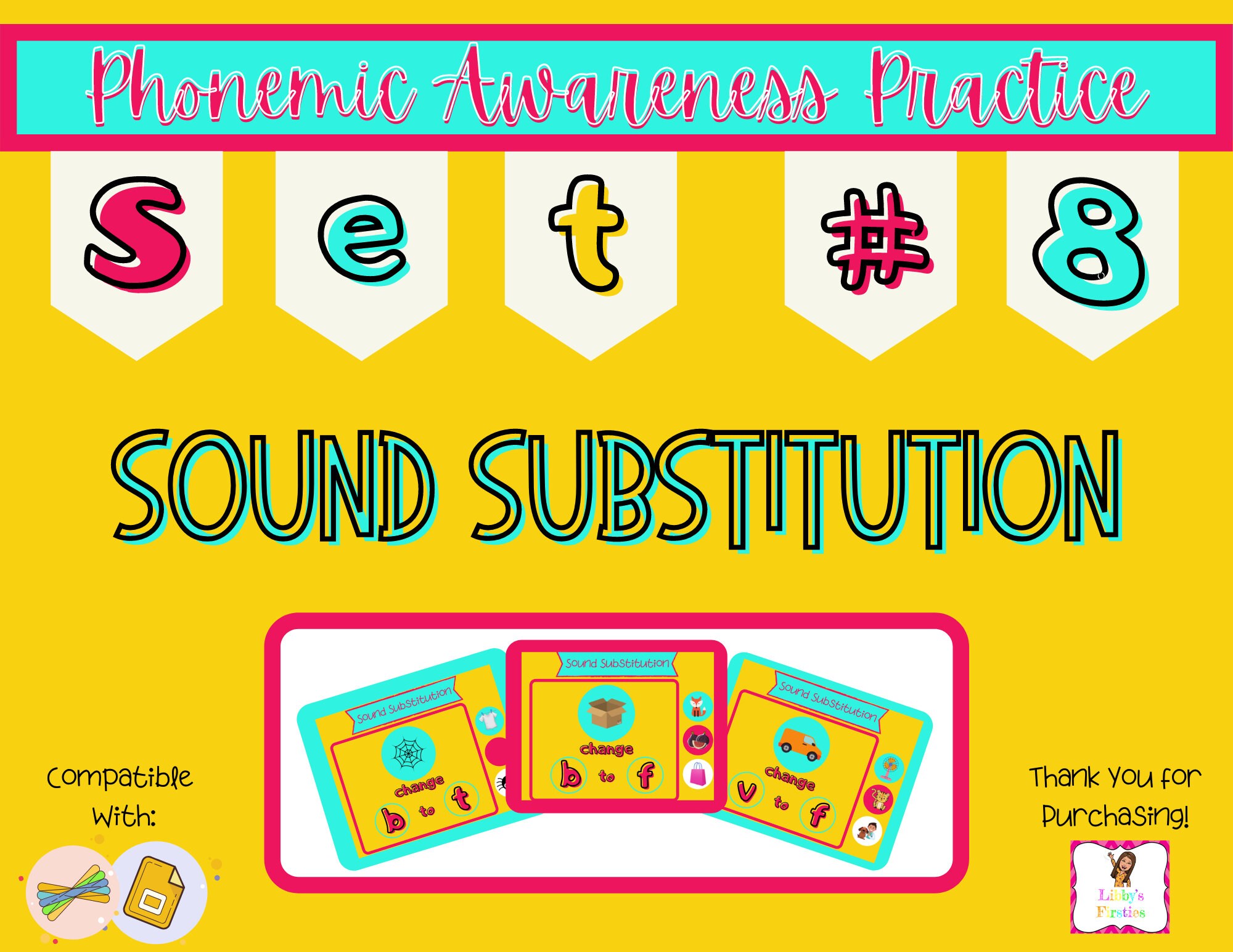 Phonemic Awareness Practice Sets, Digital Classroom Activities, Phonics ...