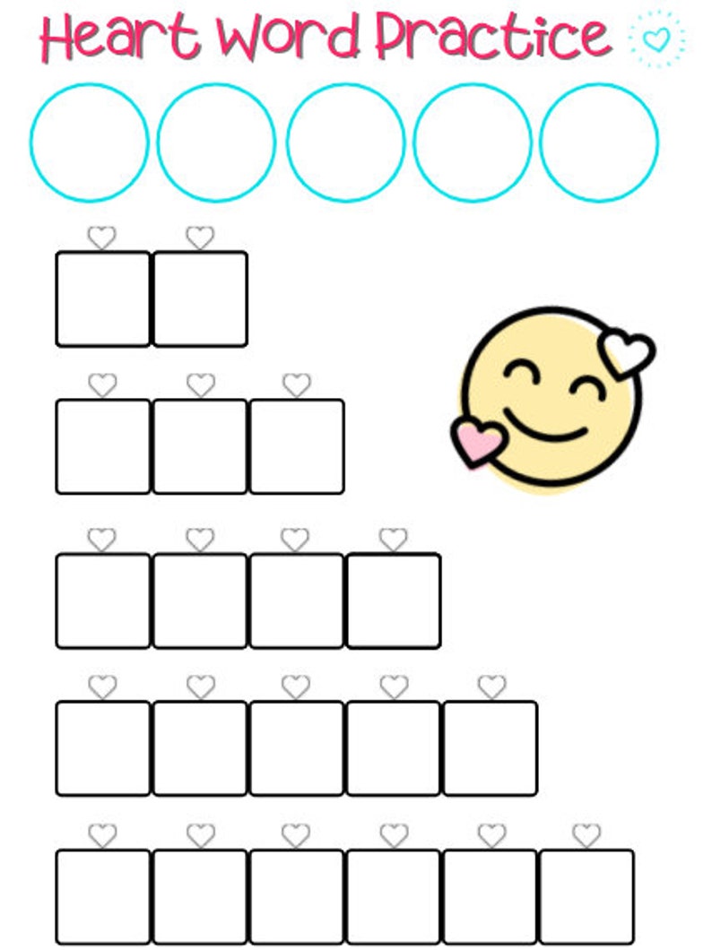 Heart Word Practice and Word Card Bundle: Science of Reading Aligned ...