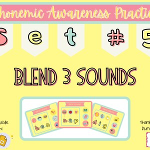 Phonemic Awareness Practice Sets, Digital Learning Activities, Seesaw ...