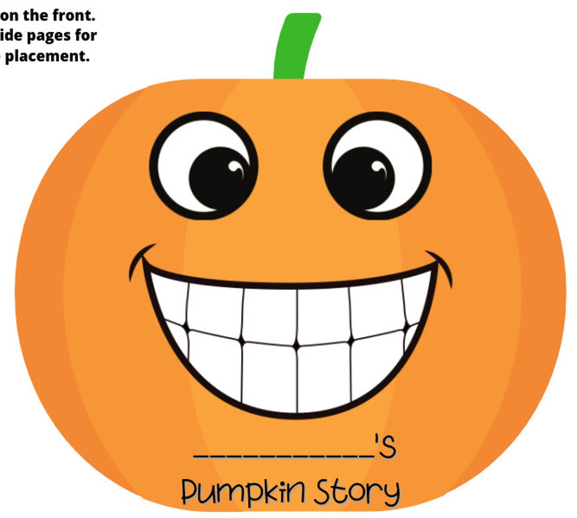Narrative or Informative Pumpkin Writing Booklet and Craftivity - Etsy