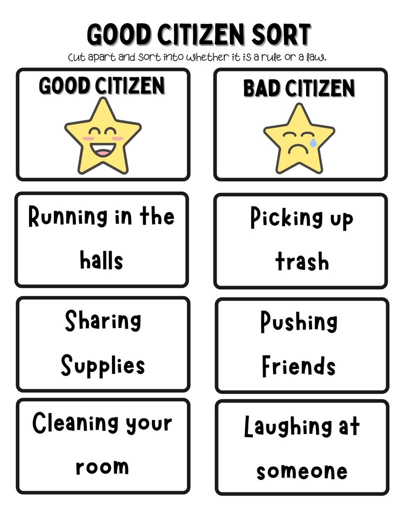 Rules, Laws, and My Community: A Social Studies Unit, First Grade ...