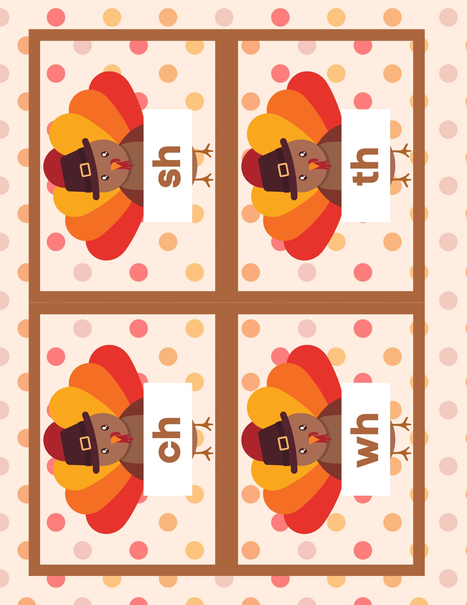 Turkey Digraph Fun: Word Sort and Decoding Activities - Etsy