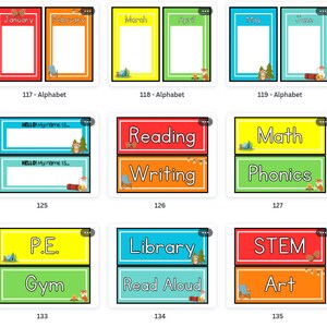 Happy Campers Camping Classroom Theme Decor - Editable! - Etsy