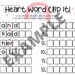 Heart Word Clip It & Map It Game, Orthographic Mapping, Science of ...