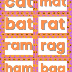 Boo! Phonics Game: CVC, Consonant Blends, and Digraphs Decoding Game - Etsy