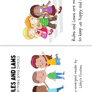 Rules, Laws, and My Community: A Social Studies Unit, First Grade ...