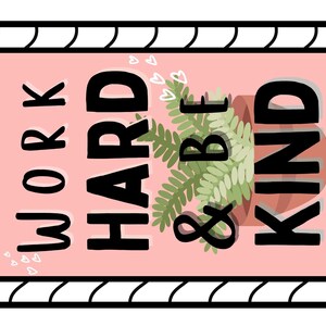 Boho Plants and Pastels Classroom Decoration Theme Set, Modern and ...