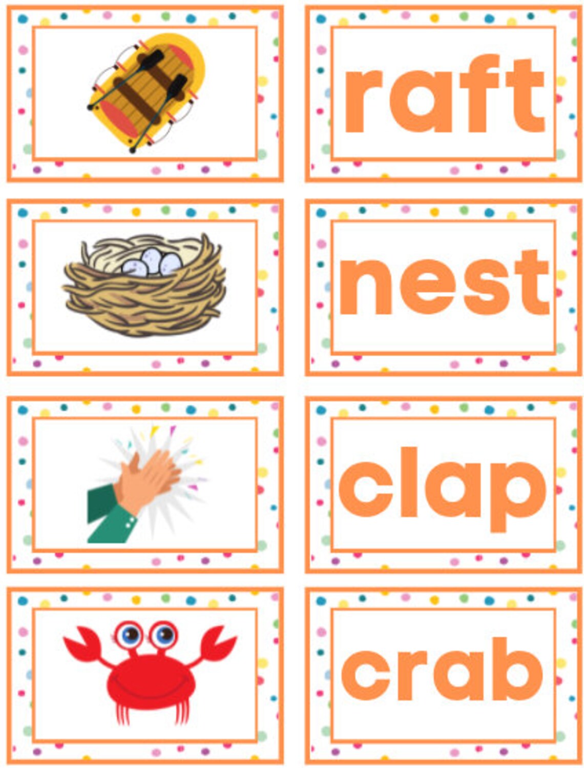Phonics Word Matching Activities, Phonics Center, Learning Stations ...