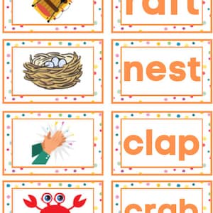 Phonics Word Matching Activities, Phonics Center, Learning Stations ...