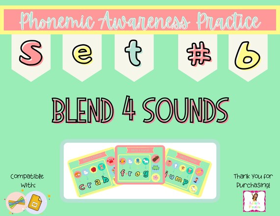 Phonemic Awareness Practice Sets Digital Classroom - Etsy