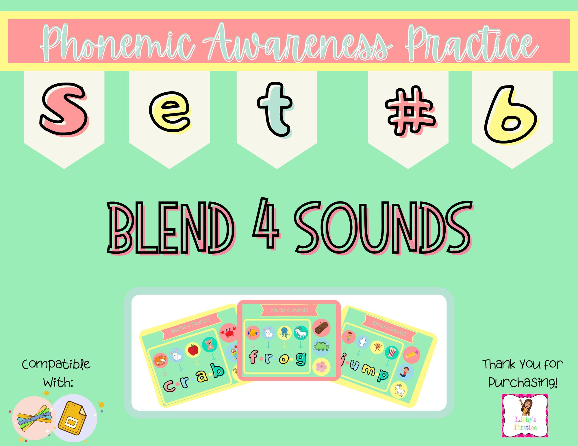 Phonemic Awareness Practice Sets, Digital Classroom Activities, Phonics ...