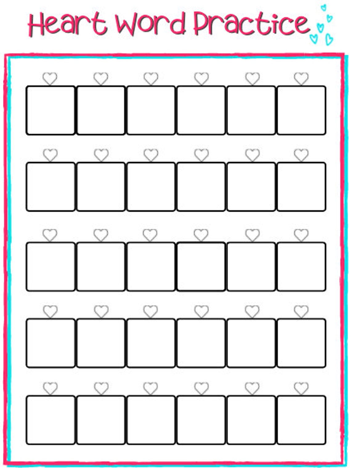 Heart Word Practice and Word Card Bundle: Science of Reading Aligned ...