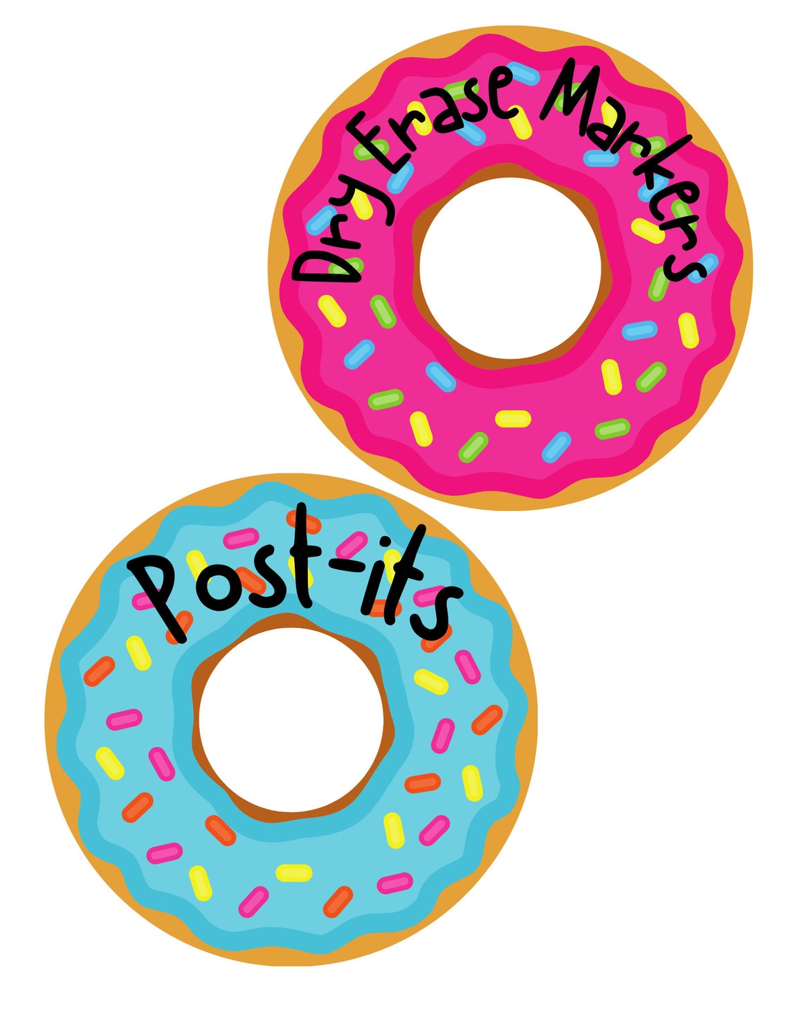 Editable Donut Themed Classroom Wishlist, Back to School Wishlist ...