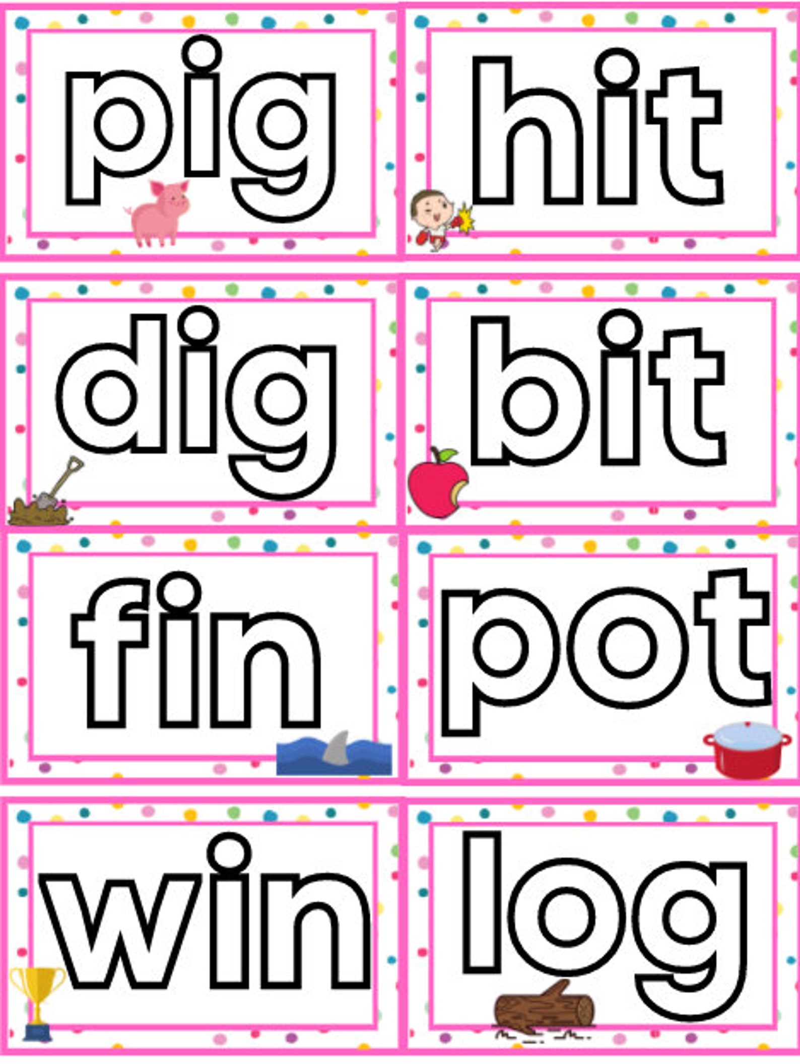 Pop It! Phonics Fun! A Year Long Phonics and Blending Activity: CVC ...