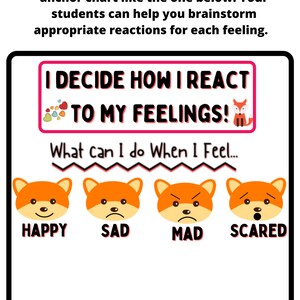 Little Red Fox Has Feelings Book Companion, Social Emotional Activity ...