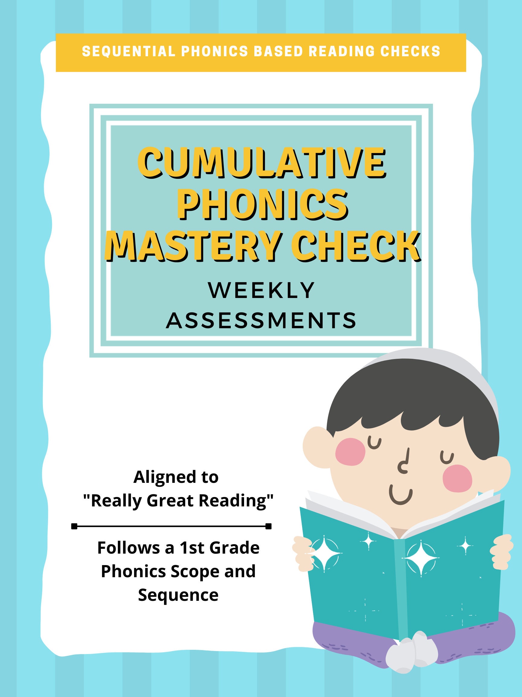 Cumulative Phonics Weekly Assessments, Science of Reading, Reading ...